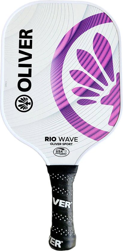 Oliver RIO WAVE LILAC Pickleball racket - wit / paars | bol