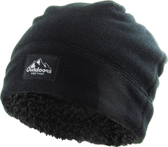 KB-ETHOS® Winter Muts KBW-279-BLK Fleece Sherpa Unisex Polyester Fleece ...