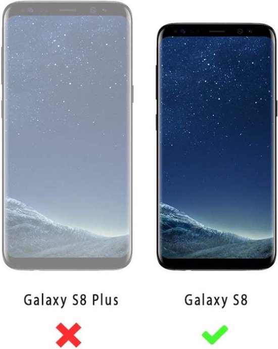 Samsung Galaxy S8 Transparant siliconen hoesje - Follow your heart | bol
