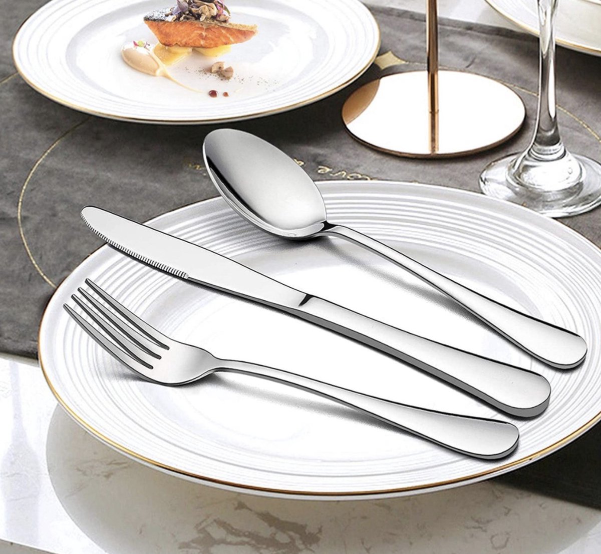 Bestekset Zilver - 24-delig bestek- 6 persoons - Keuken | bol.com