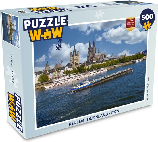 Puzzel Keulen - Duitsland - Rijn - Legpuzzel - Puzzel 500 stukjes | bol.com