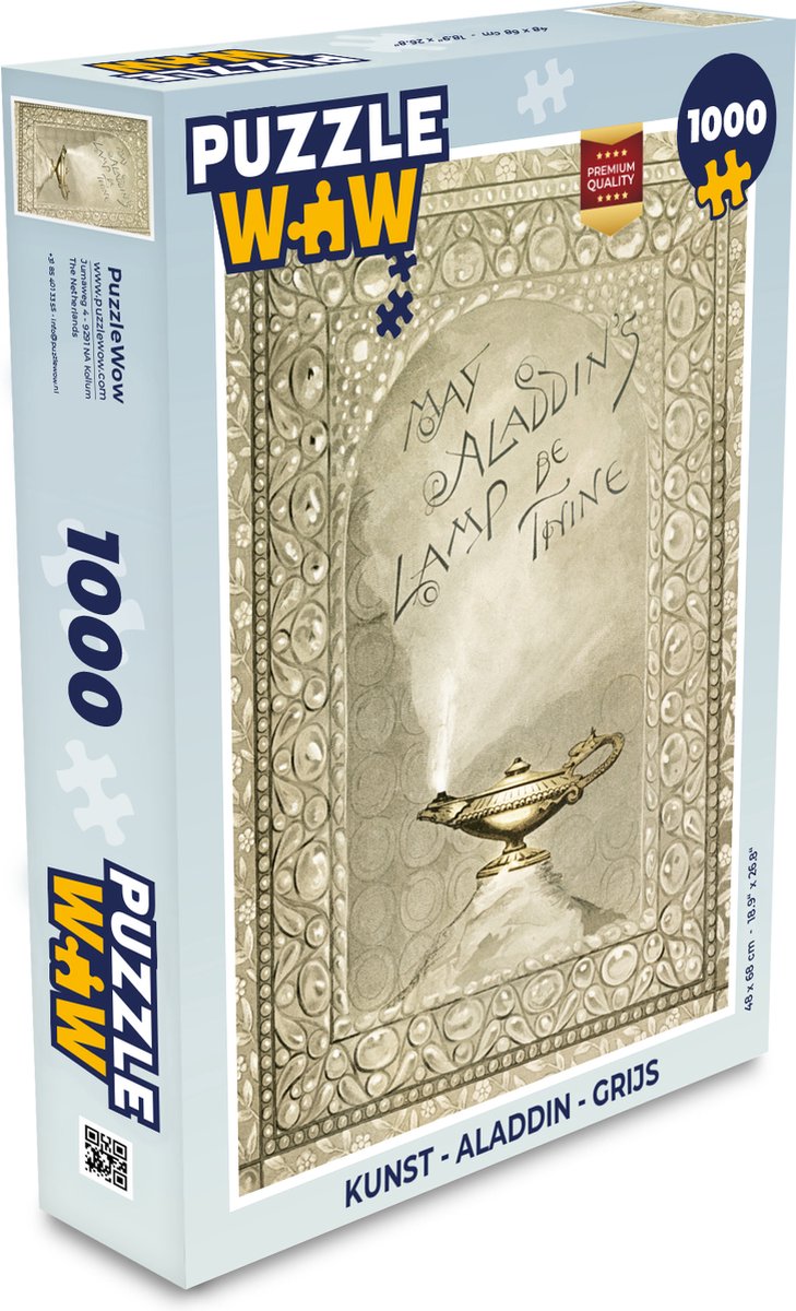 Puzzle Art - Aladdin - Conte de Fées - Jigsaw Puzzle - Puzzle 1000 ...