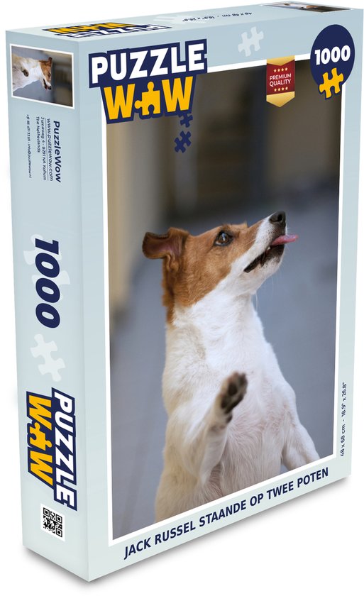 Puzzel Jack Russel staande op twee poten - Legpuzzel - Puzzel 1000 ...