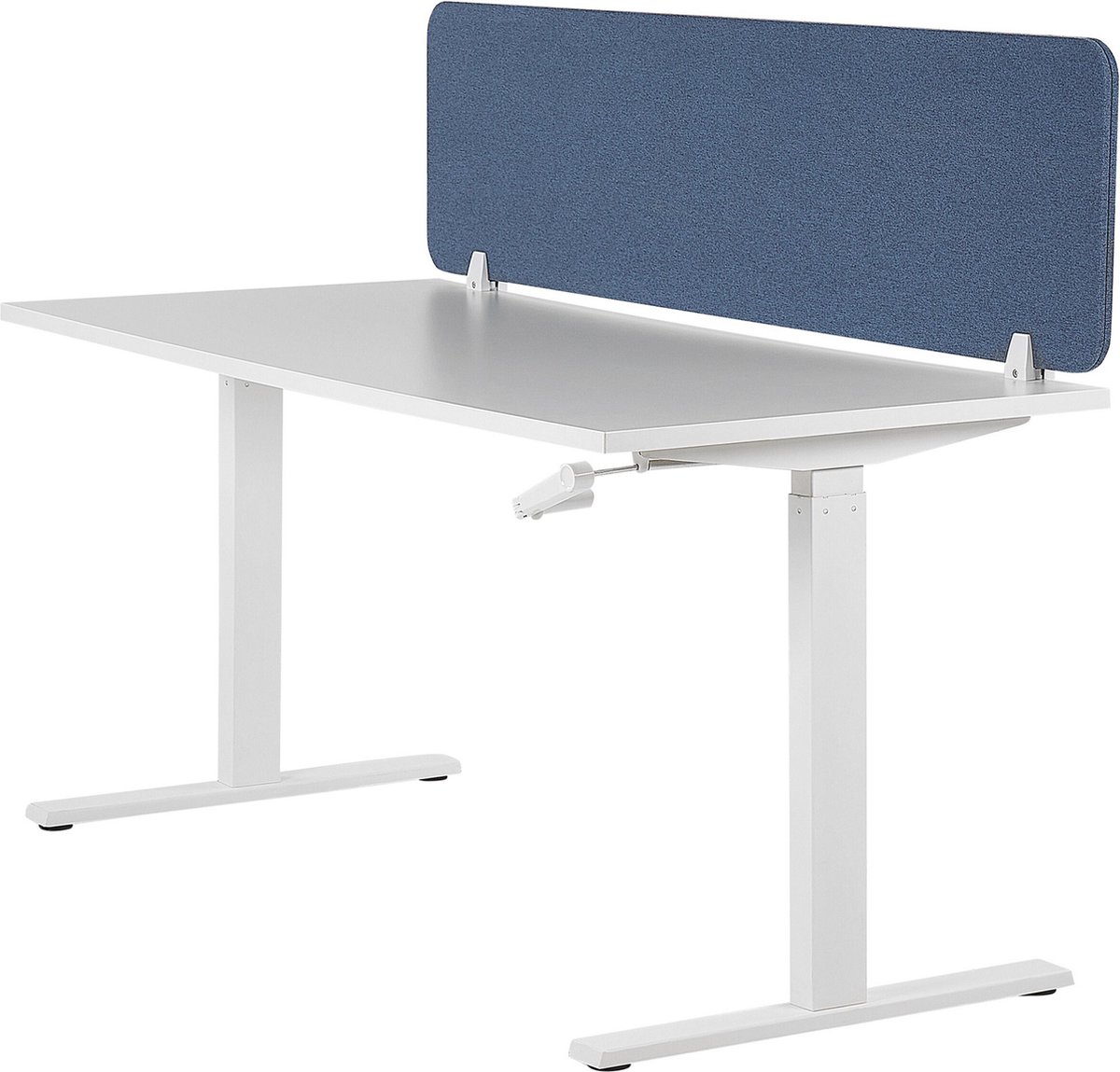 Beliani WALLY - Bureauscherm - blauw - Kunststof | bol.com