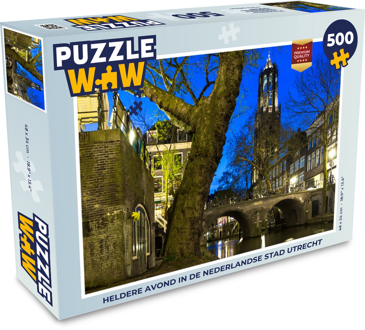 Puzzel Utrecht - Boom - Water - Legpuzzel - Puzzel 500 stukjes | bol.com