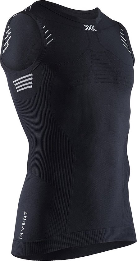 X-Bionic Invent LT Tri Top Singlet Heren, zwart Maat M | bol.com