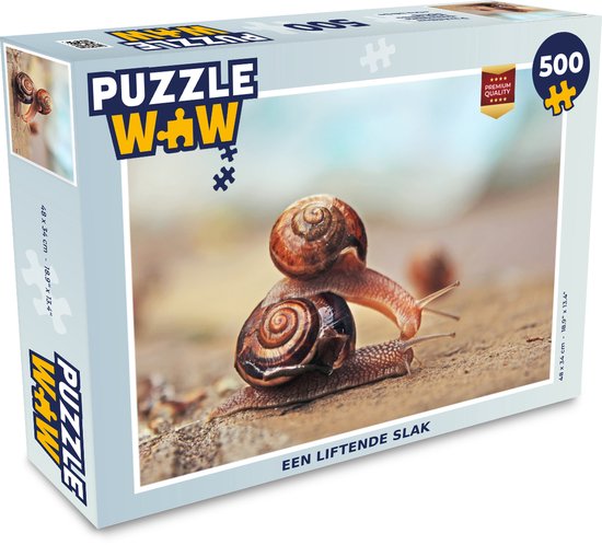 Puzzel Slakken - Steen - Dieren - Legpuzzel - Puzzel 500 stukjes | bol.com