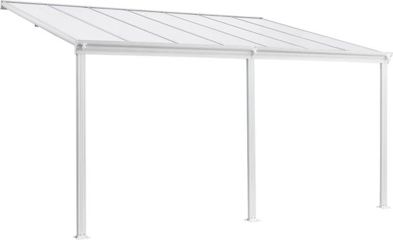 Terrasdak / Overkapping - Borneo - 4 x 3 m - Wit | bol