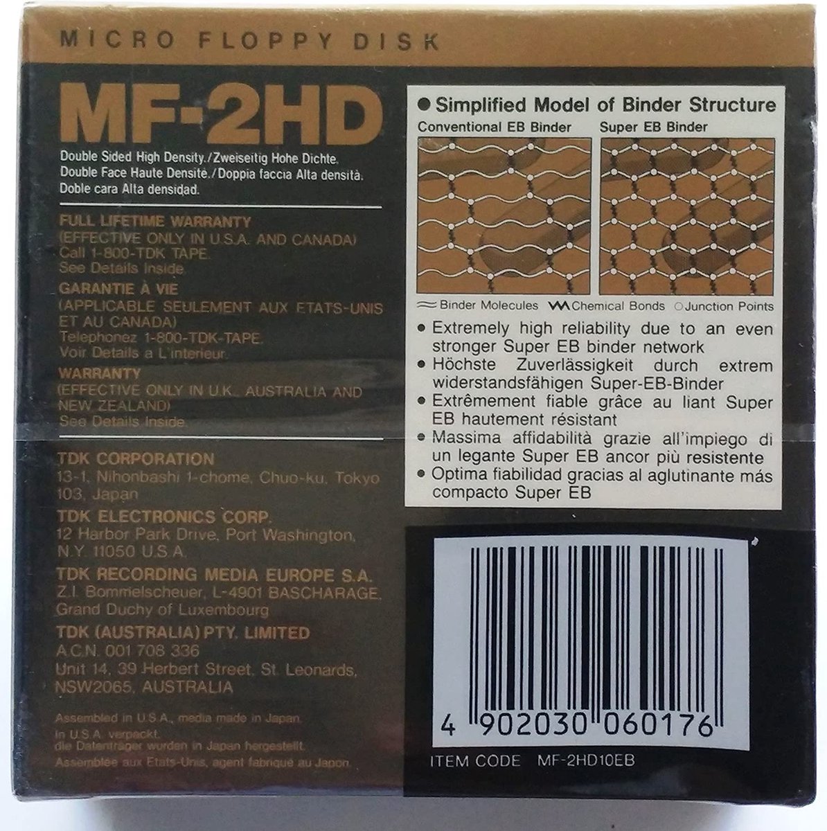 Tdk MF-2HD Super EB Micro floppy disk (10pack) | bol.com