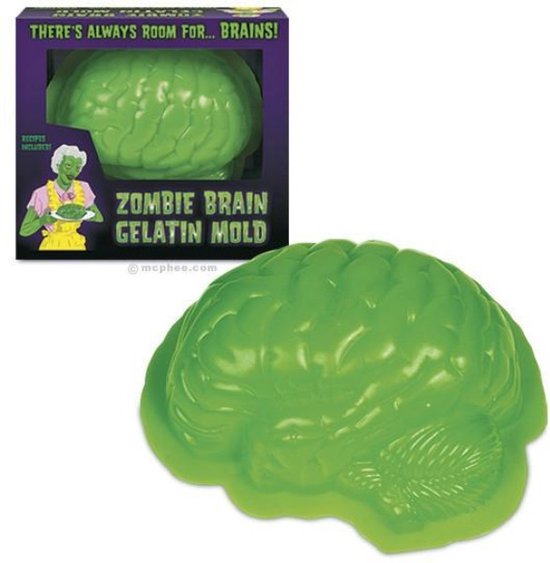 Archie McPhee - Zombie Brain Gelatine Vorm | bol