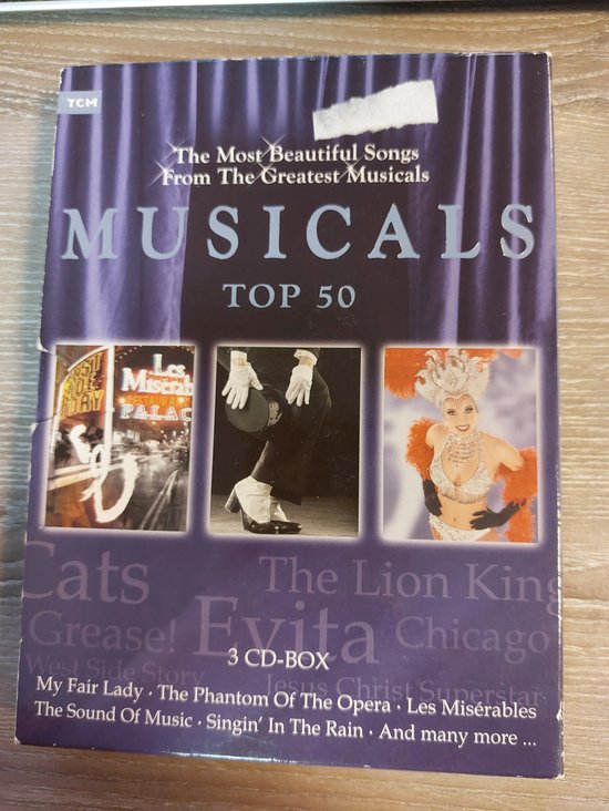 Musicals Top 50, Various | Muziek | bol.com