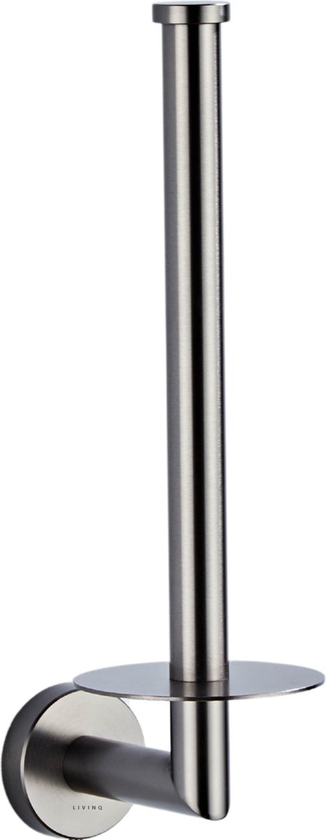 Reserverolhouder Gun Metal Grijs - voor 2 rollen - Reserve Rolhouder ...