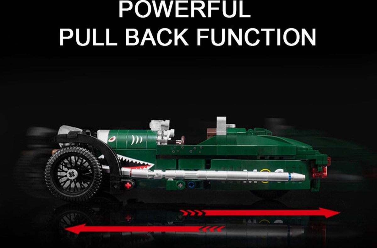 Driewieler Voertuig Mode Trek Auto Vintage Classic 487PCS -Sets is ...