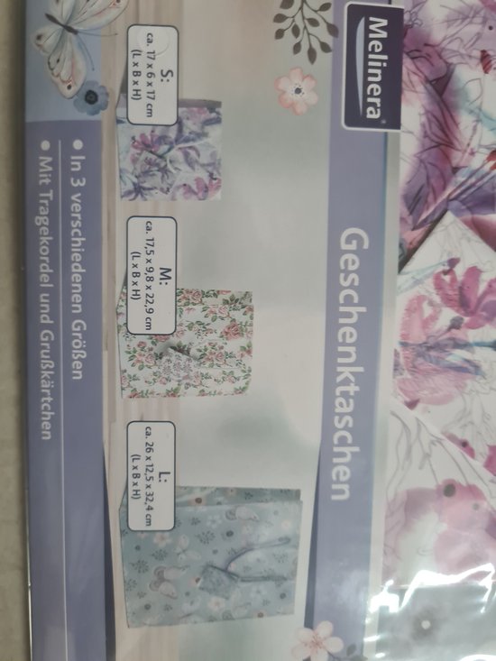 Melinera 3 Geschenktassen verschillende maten | bol.com