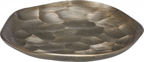 Schaal Miro Goud - Metaal Antiek Brass - 4x32x32cm (hxbxd ...