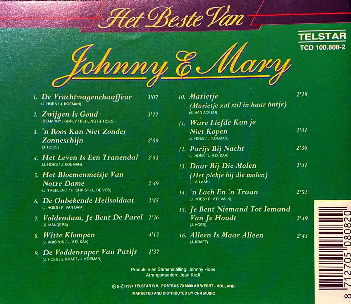 Het Beste Van, Johnny & Mary | Muziek | bol.com