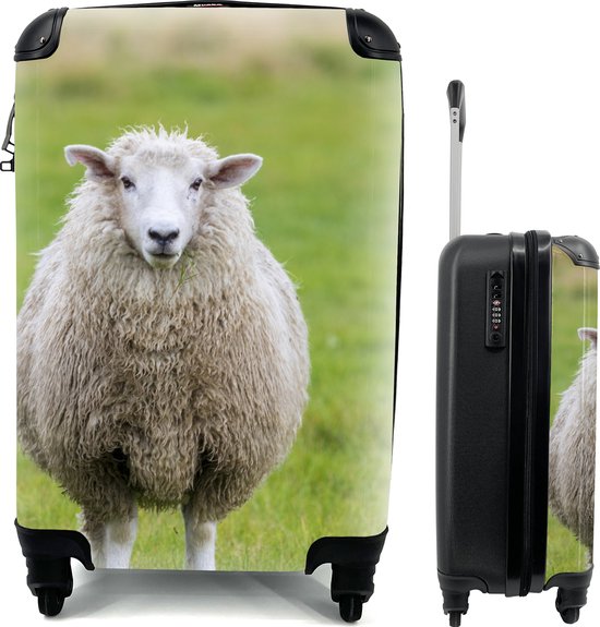 MuchoWow® Koffer - Schaap - Gras - Boerderijdier - Past binnen 55x40x20 ...