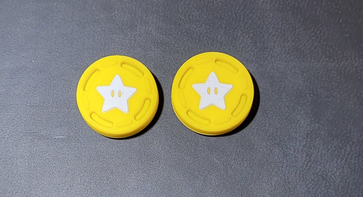 Geschikt voor Nintendo Switch Thumbstick Grips - Super Mario Ster - Set ...