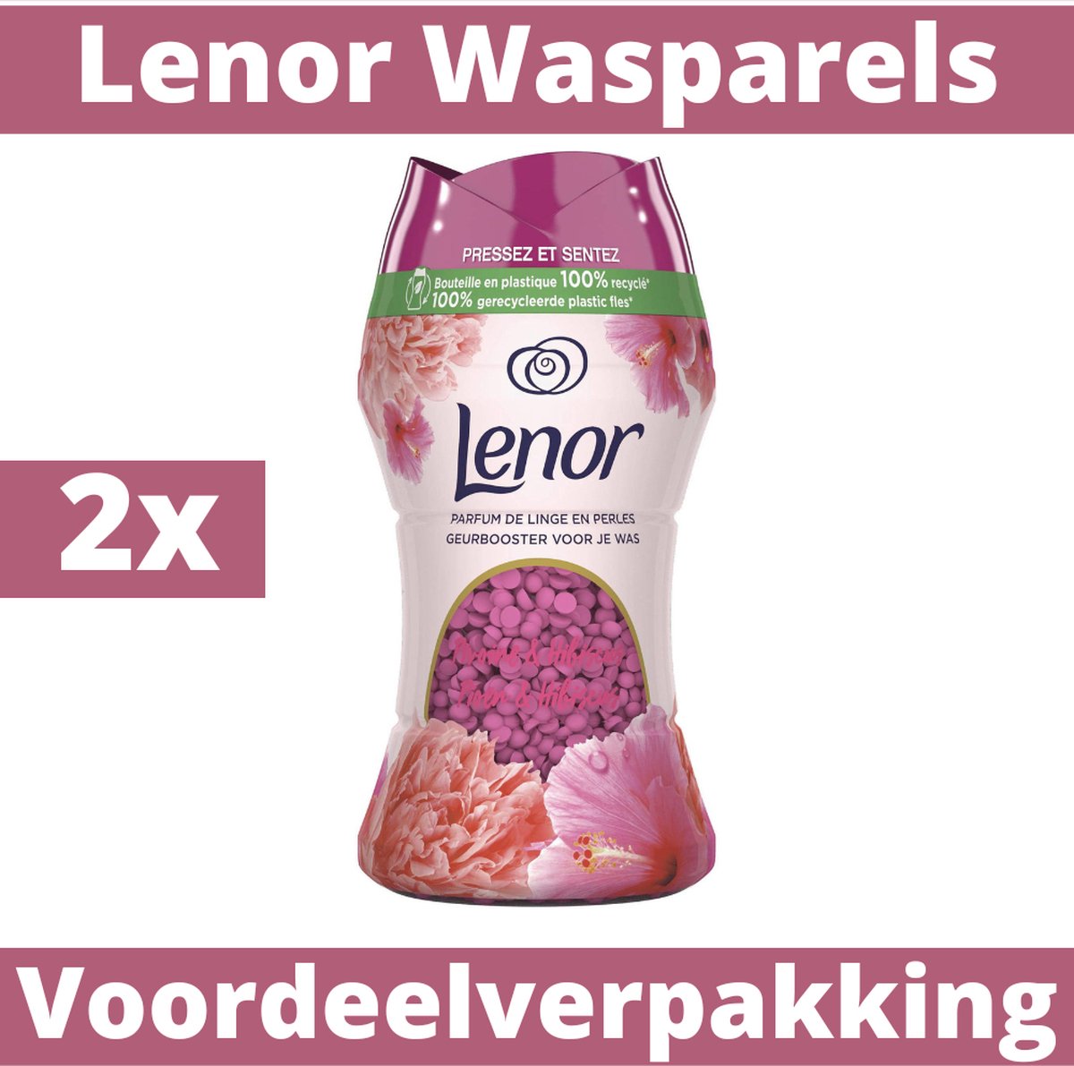 Lenor Wasparels Pioenroos en Hibiscus - 20 wasbeurten ...