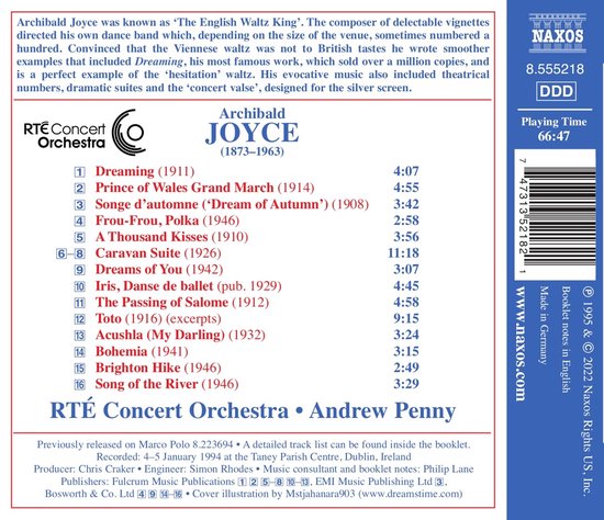 RTÉ Concert Orchestra, Andrew Penny - Joyce: British Light Music, Vol ...