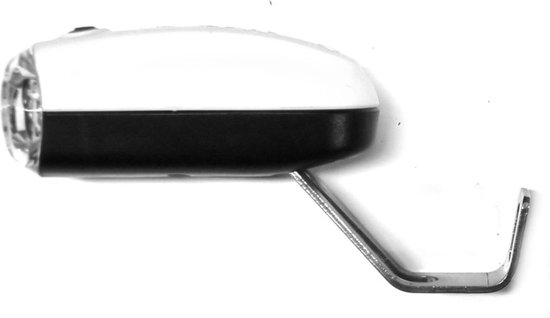 Herrmans h-nova koplamp zwart-wit batterij 40 lumen vaste montage | bol.com