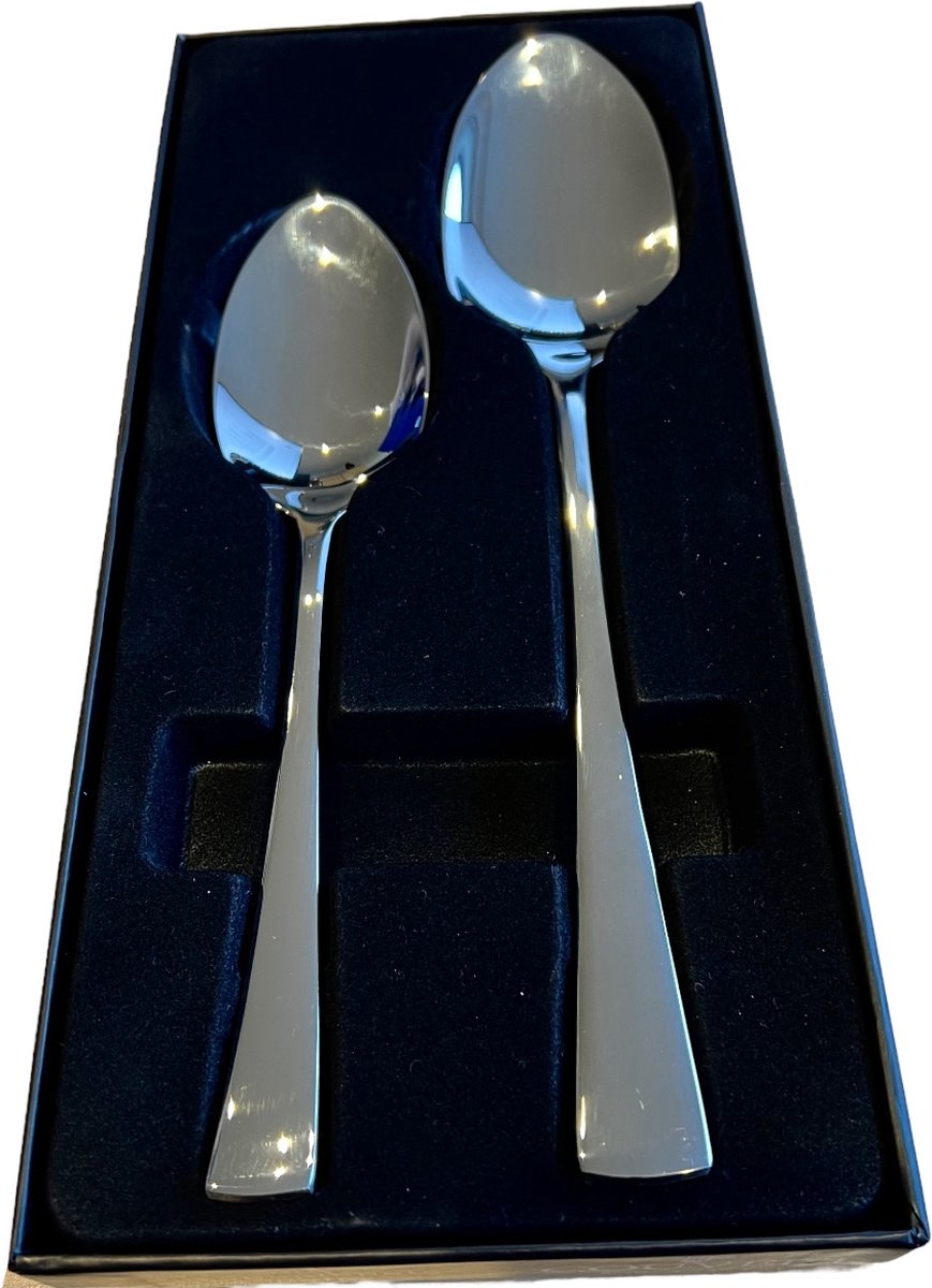 Couvert Royal - Set opscheplepels 2-delig - 18/10 edelstaal | bol