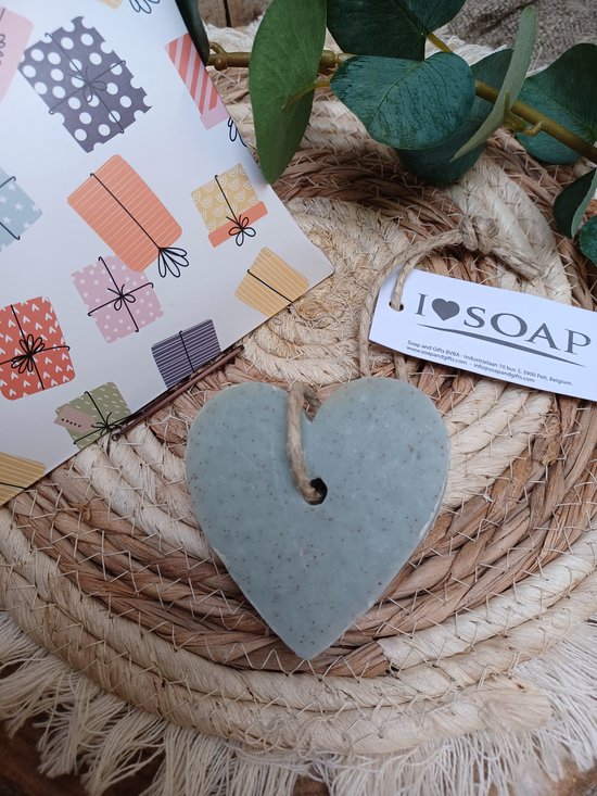Zeep aan koord-Cadeauset-Olijven-Hart-Hartvormig-Stoer-i love... | bol