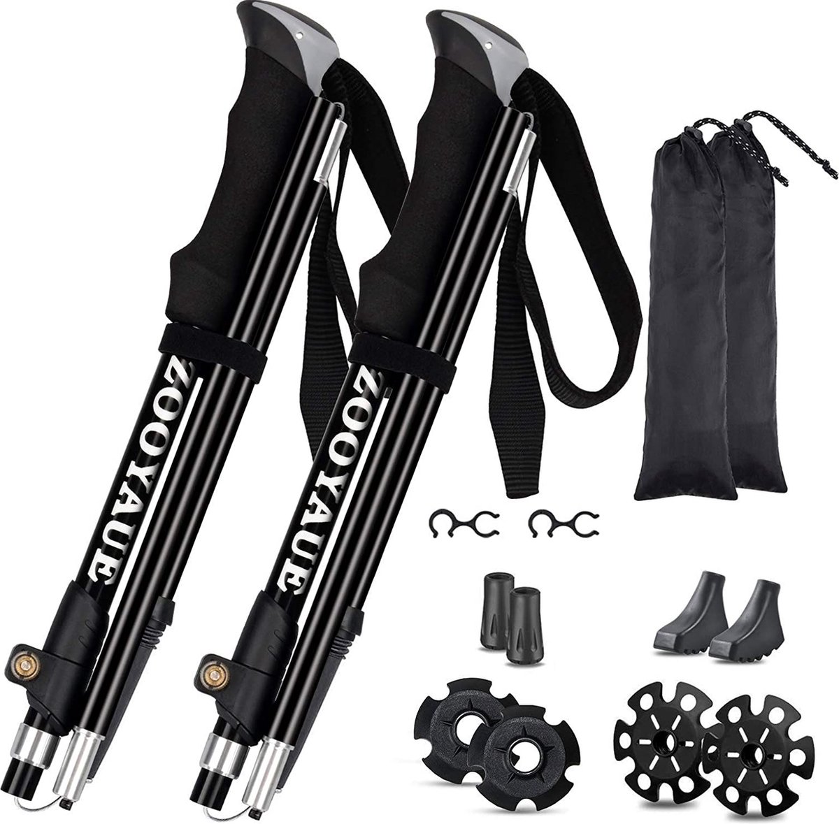 Luxe Nordic wandelstok - Nordic walking stokken - wandelen bergen ...