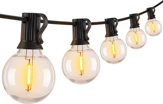Somstyle Lichtsnoer Buiten inclusief 25 LED lampen 7.5 Meter - Ook ...