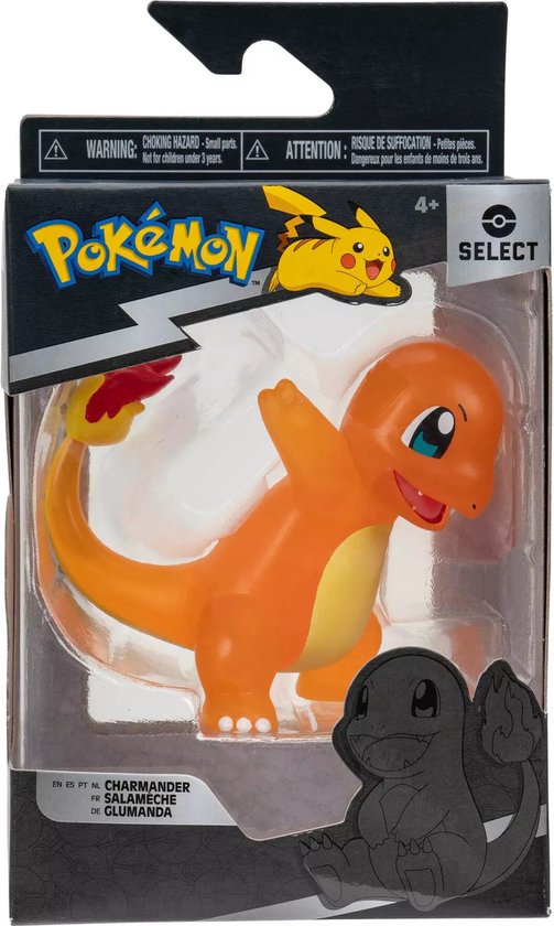 Pokemon - Charmander Battle Figure 3 Inch - Translucent Material ...