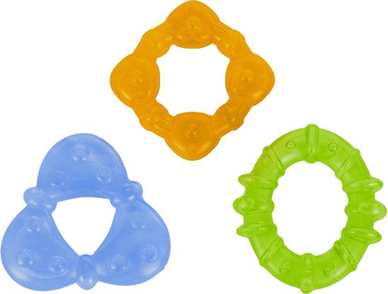 3 Bijtringen met water gevuld - Chill en teethe Bright Starts | bol