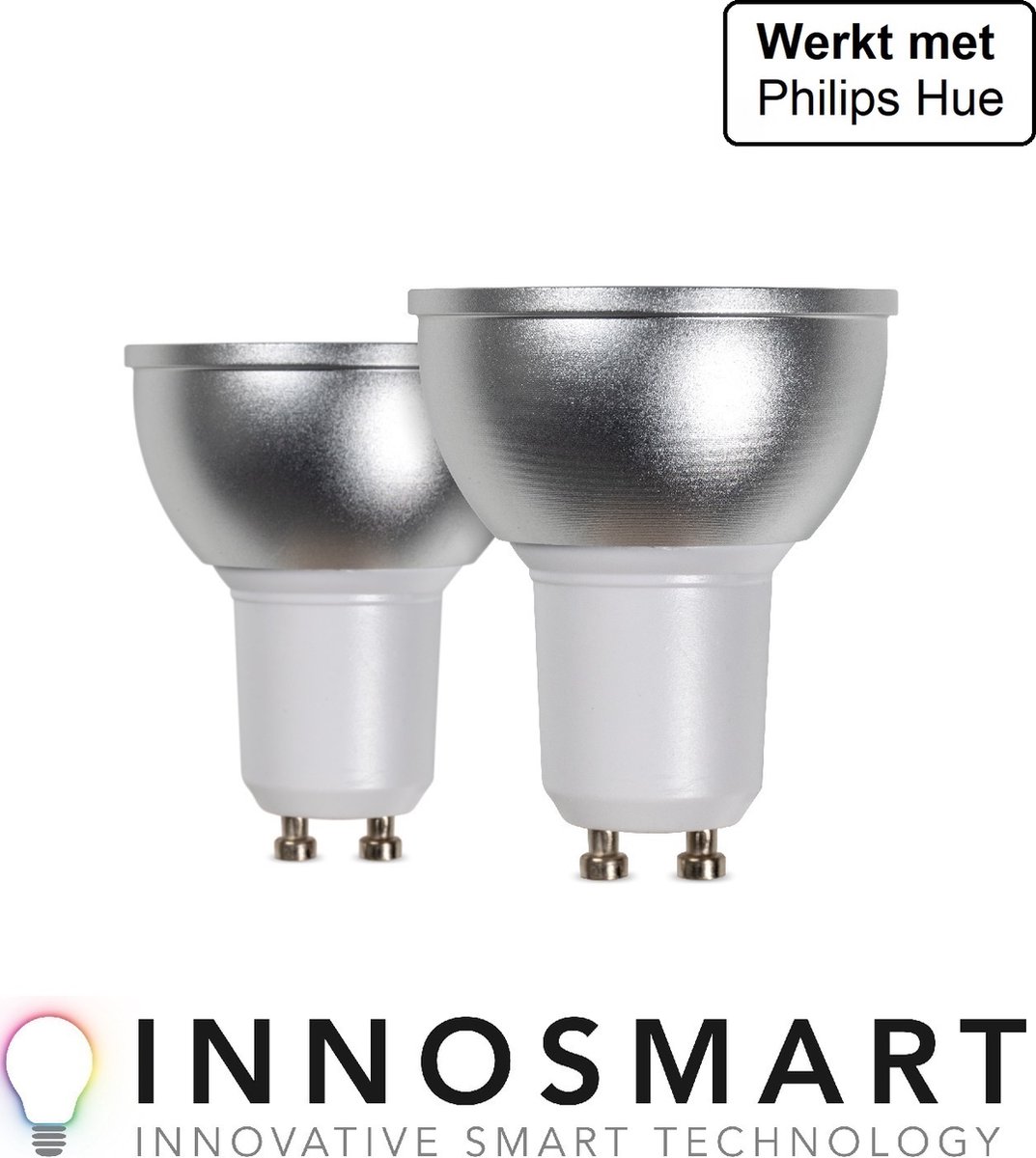 Innosmart GU10 - Zigbee Smart Lamp - GU10 - White and Color Ambiance ...