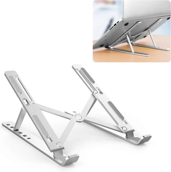 Laptop Standaard Verstelbaar – Universeel – Extra Sterk - Ergonomische ...