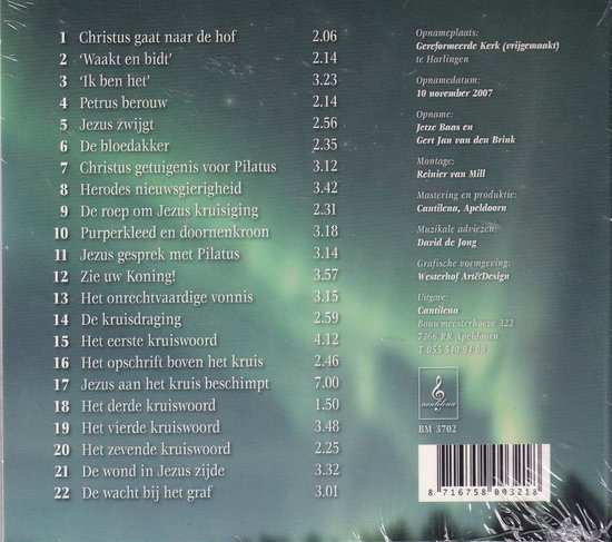 In de schaduw van Uw kruis - Noord Nederlands Vocaal Ensemble o.l.v ...