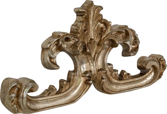 Antieke houten deurpost met bladzilver afwerking Made in Italy | bol.com