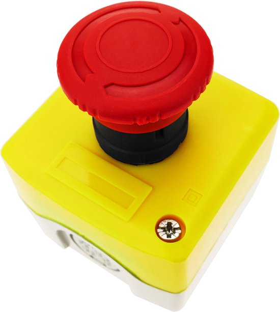 BeMatik - Noodstop drukknopdoos met NC-slot | bol.com