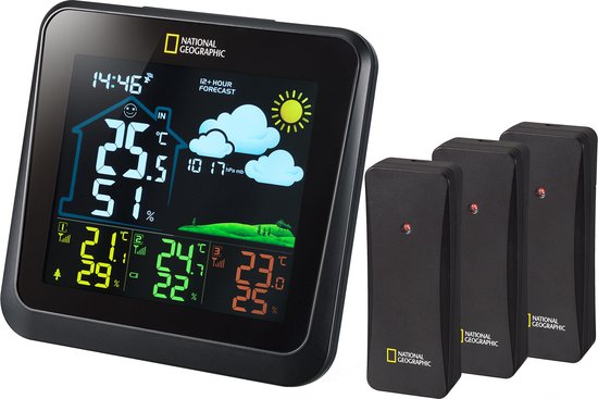 National Geographic Weerstation - Kleurendisplayweerstation - Met ...