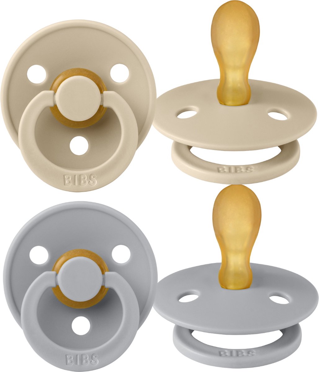 BIBS - Colour Fopspeen - Symmetrisch - Stage 2 - Vanilla/Cloud ...