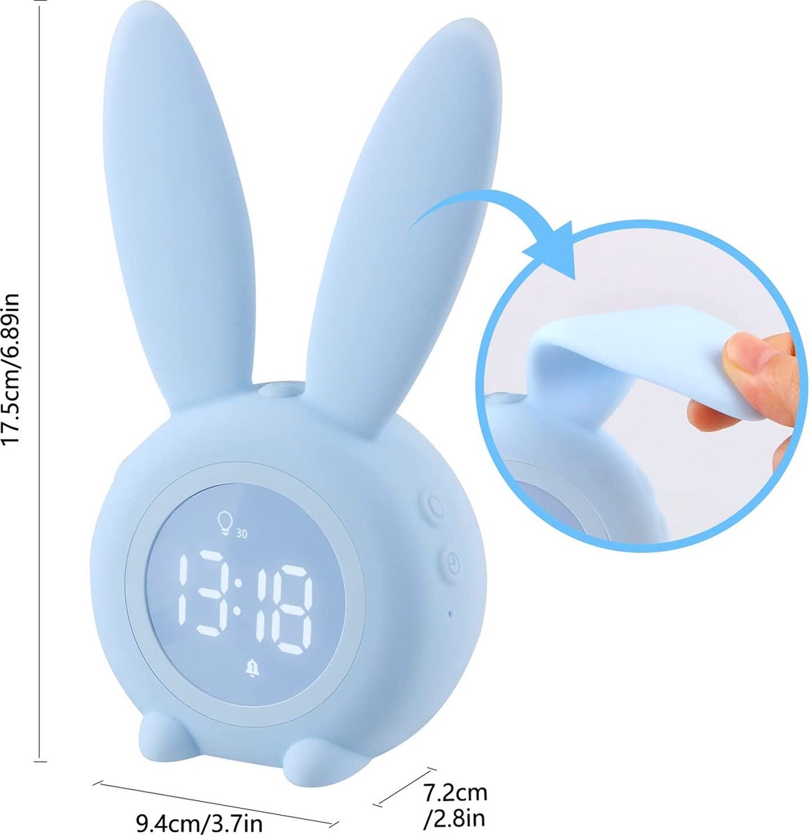 Wekker voor kinderen – Meisjes Jongens Wekker – Alarm clock for ...