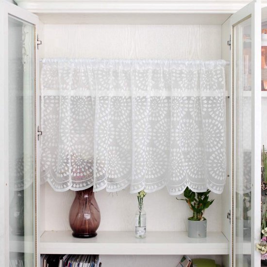 XD&L- Witte Vitrages - Zonnebloem Vitrages - Vitrage Kant en Klaar ...