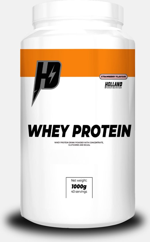 Whey Protein strawberry 1000 g | bol