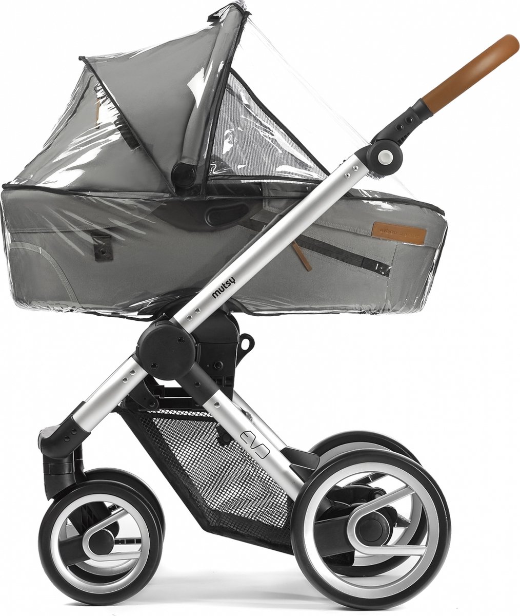Kinderwagen - Mutsy - EVO - onderstel met reiswieg - GRATIS regenhoes ...