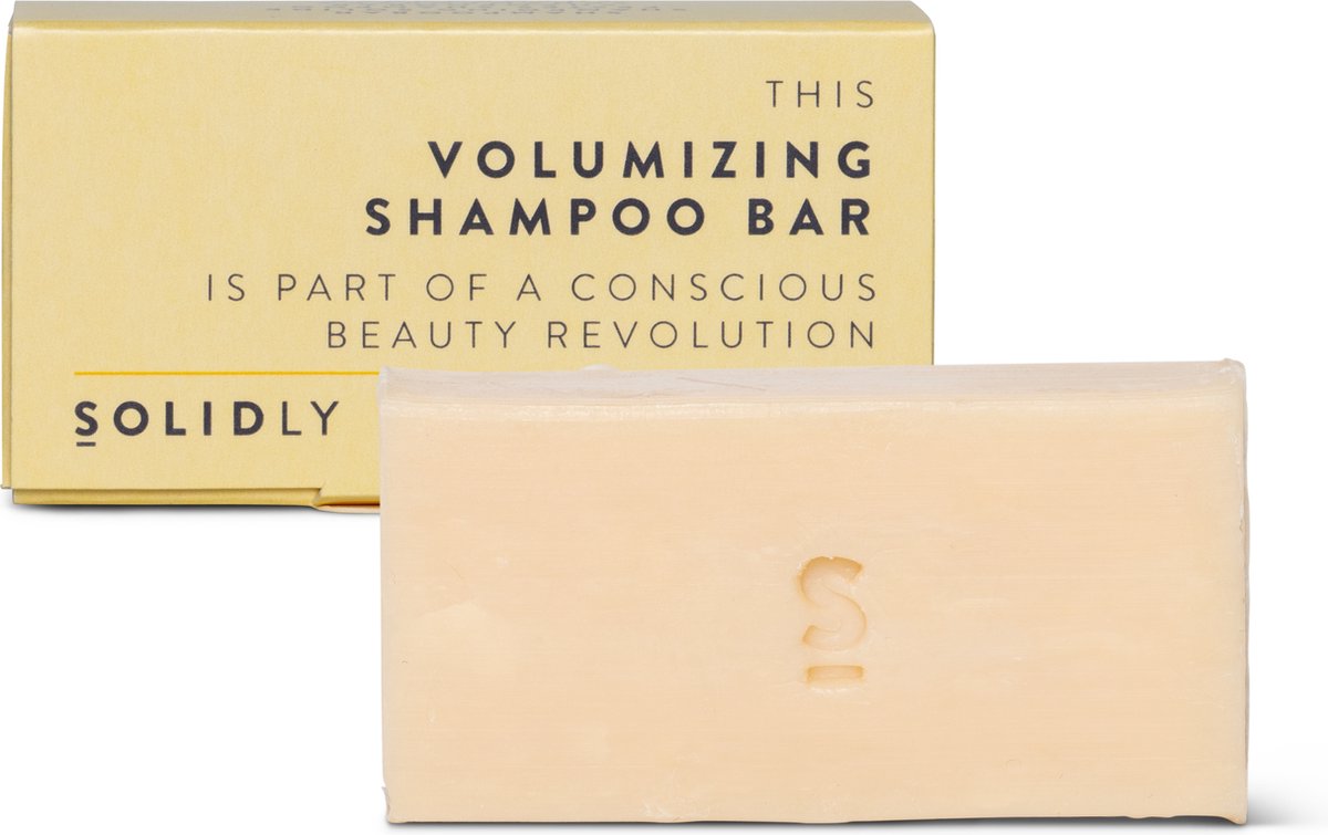 Solidly Shampoo Bar - Douche - Zacht & Volumineus - Duurzaam - 50g ...