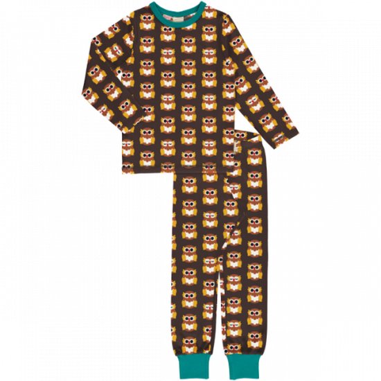 Maxomorra Pyjama Set Nordic Owl Maat 134/140 | bol.com