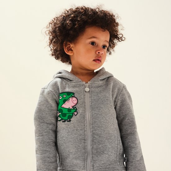 De Regatta Peppa Pig fleece met volledige rits - kinderen - dierenthema ...