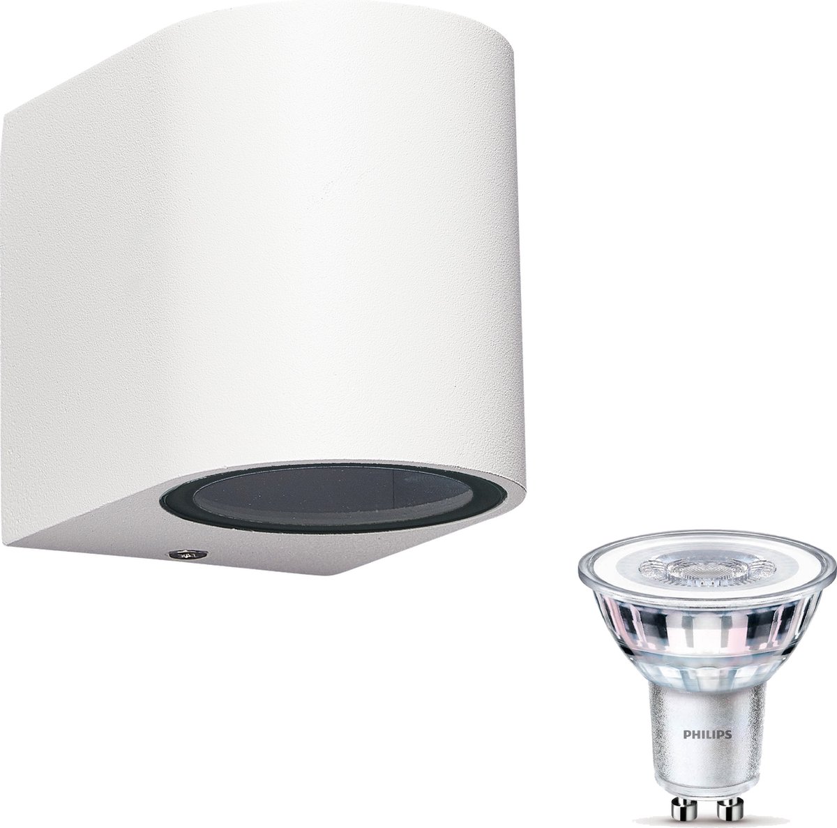 Applique murale Mantra Kandachu ronde - LED - blanc - 1 point lumineux ...