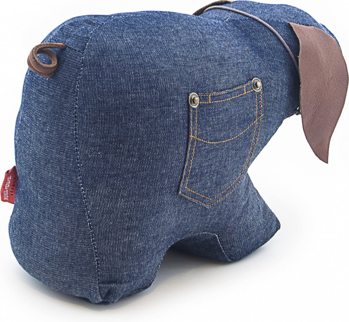 Doorstop Chester the Pig, Denim | bol.com