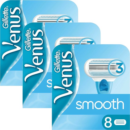 Gillette VENUS SMOOTH scheermesjes/navulmesjes – 24 Stuks | bol.com