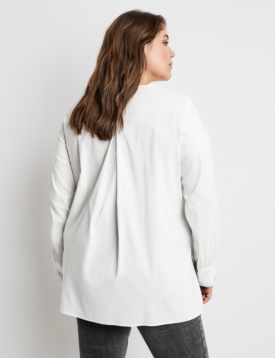 SAMOON Dames Blouse van organic cotton Offwhite-54 | bol.com