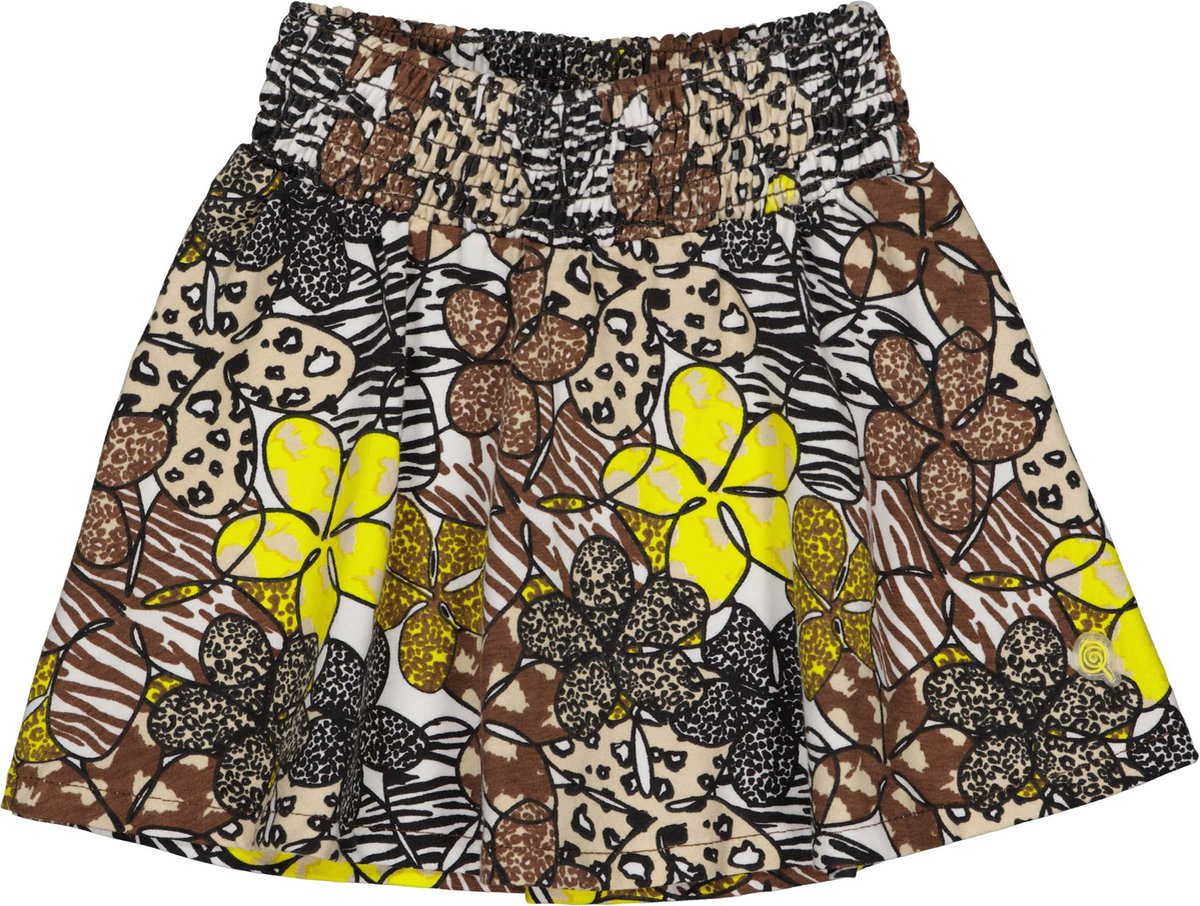 Quapi meisjes rok NINE AOP Sand Animal Flower | bol
